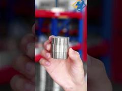 304 316 Steel Barrel Nipples BSP NPT Female Male Thread Steel Nipple Threaded Connection Fittings