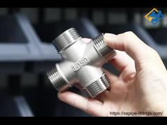 Cross Pipe Fittings Cross Stainless Steel 316/304 Stainless Steel PipeFitting