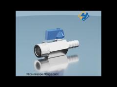 ASTM BS DIN ISO JIS Stainless Steel Ball Valve Barbed Mini Ball Valve with Male Thread
