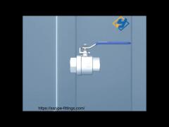 stainless steel 304/316 Stainless Steel Valve 2 Piece Ball Valve