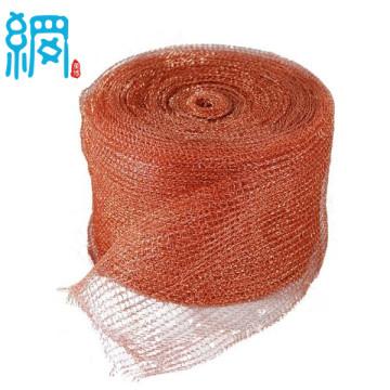 China Copper Knitted Wire Mesh Rolls for sale