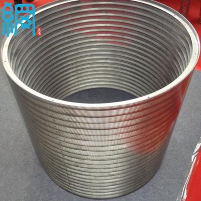 China Drum Sieve Slotted Wire Screen for sale