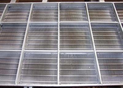 China Stainless Steel Slot Wire Filter Screen flat panel for sale