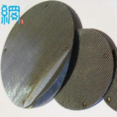 China Round Shape Stainless Steel Mesh Filter Discs for sale