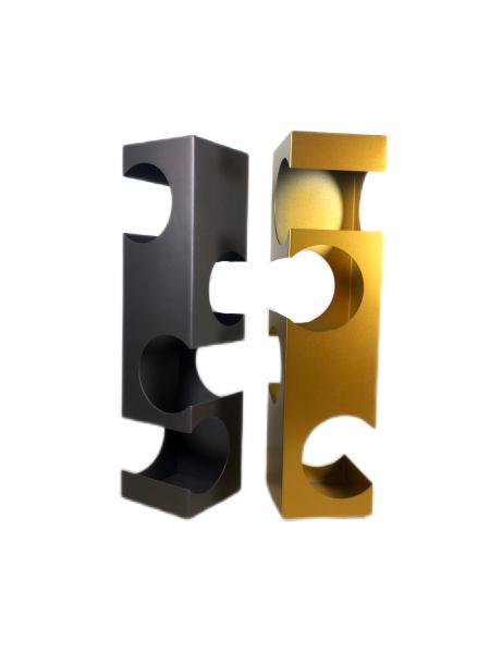 Quality Customized Logo Wine Bottle Holder Rack for Countertop and Tabletop Organization for sale