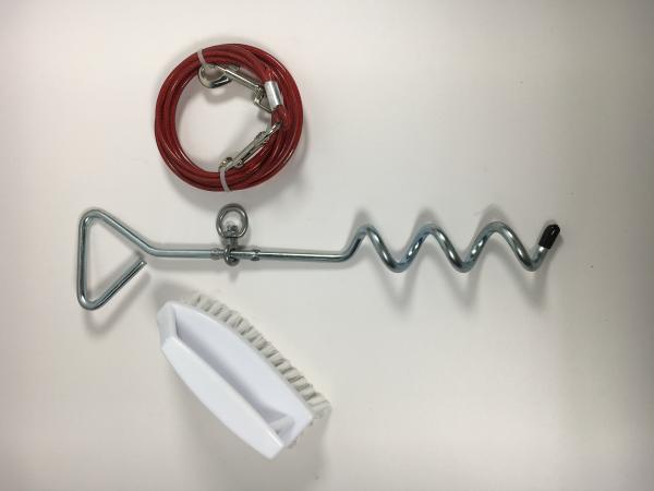Quality Dog Stake Heavy Duty Dog Tie-Out Stake for Dogs Outdoor Play for sale
