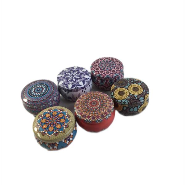Quality Round Iron Cans for Aroma Candles Iron Candle Jars for sale