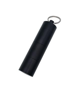 China 0-1L Capacity Mini Pill Keychain Modern Design Style Water Proof Pill Container Keyring for sale