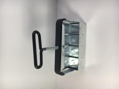 China Garden Planting Tool Quad Soil Blocker with Comfortable Handle and Galvanized Finishing for sale