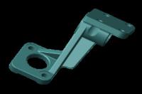 China Engine Cast Iron Bracket Vertical Modeling Production Line Customization High Strength 200kg for sale