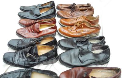 China Fashion Used Men's Shoes / Second Hand Leather Casual Shoes Wholesale for sale