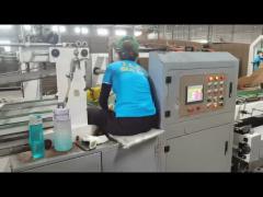 carton box automatic folding gluing machine