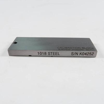 China Eddy Current Edm Ultrasonic Calibration Block Material 1018 Steel for sale