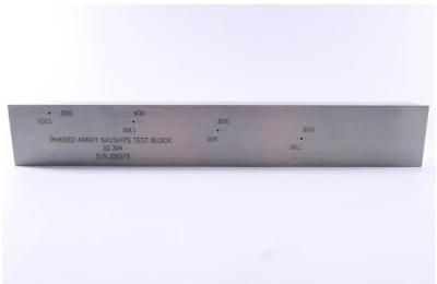 China UT Test Block NavShip Phased Array 304 Stainless Steel Calibration Block 4 Holes Type for sale