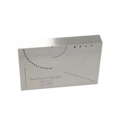 China Precision NDT Ultrasonic Calibration Block ASTM E2491 Standard Phased Array Type B for sale