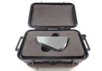 China ASTM E164-2013 Miniature Angle Beam Calibration Block for 30°-70° Sound Path Ultrasonic Testing for sale
