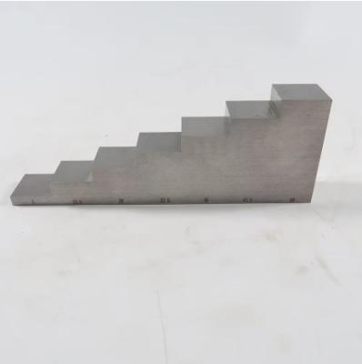 China 7 Step Test Block In 1018 Steel Thickness 5mm 12.5mm 20mm 27.5mm 35mm 42.5mm 50mm for sale