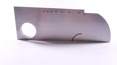 China NDT IIW-Type 1 AWSD1.1/D1.1M-2015 Calibration Block 1018 Steel Test Block For Ultrasonic Flaw Detector INCH TYPE for sale