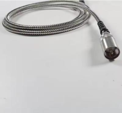 China Armored Stainless Steel Ultrasound Transducer Cable Lemo00 To UHF for sale