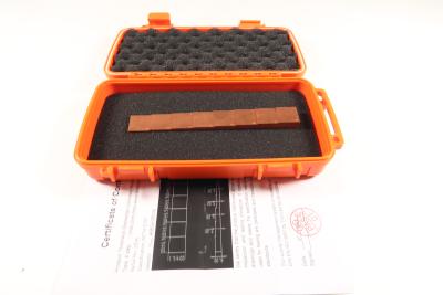 China Metric 8 Step  Copper thickness 1 to 8mm NDT Ultrasonic Calibration Block for sale