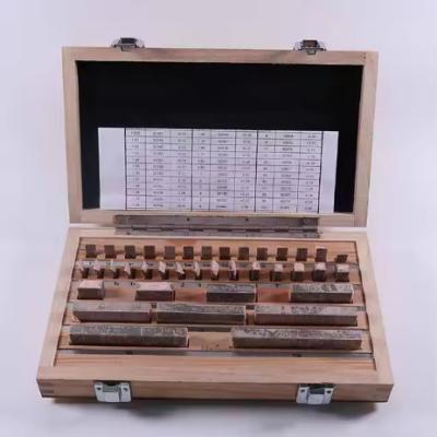 China Certificated Gage Block Set 38 Pcs Grade 0 Slip Jo Blocks 1-100mm made By Tmteck for sale