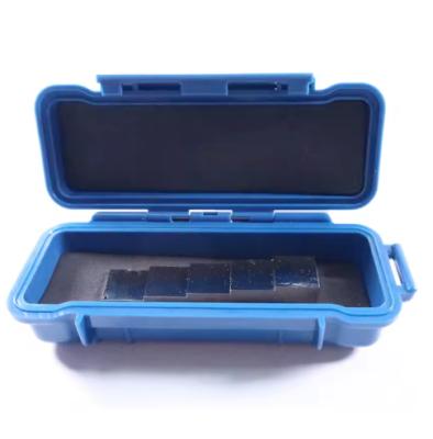 China 5 Step UT Test Block 1018 Steel Nickel Plated 0.1, 0.2, 0.3, 0.4,.05 Inch Per ASTM E797 for sale