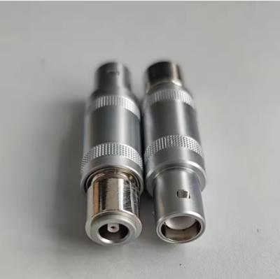 China Compatible With Style Lemo 00 Female To Lemo 1 Male Adaptor For Panametrics, Krautkramer Ultrasonic Flaw Detector for sale