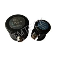 China Replaceable USA Style Single Straight Beam BNC Probe 2.25 MHz 1 Inch Crystal for sale