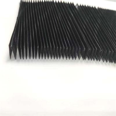Cina nero Poliestere retrattile a maglia plissata Plisse Insect Screen Folding Net per finestre e porte in vendita