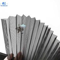 China Cuttable UV Resistance Pleated Mesh Screen Customization for sale