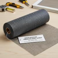 China Water Resistance Fiberglass Insect Screen PVC Coated Mesh Ideal for in Outdoor Structures Windows Doors and Ventilation Openings for sale