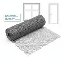 China Water Resistance Fiberglass Insect Screen PVC Coated Mesh Ideal for in Outdoor Structures Windows Doors and Ventilation Openings for sale