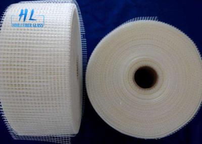 China Adhesive Latex Fiberglass Mesh Tape 50m Roll 5% Elongation For Strength Applications for sale