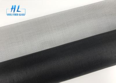 중국 까만 PVC는 1.5m*30m 목록 18*16 섬유유리 곤충 스크린을 입혔습니다 판매용