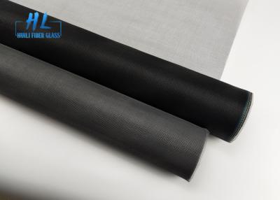 China Rollo de malla de tejido de malla de fibra de vidrio resistente al fuego en negro/gris en venta
