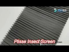 Outdoor Plisse Insect Screen For Home Window Plisse Width 0.5-3.5m