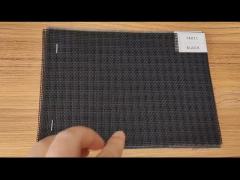 Tela nera di poliestere per insetti 300N/5cm Resistenza alla trazione 20m-300m Lunghezza UV resistente