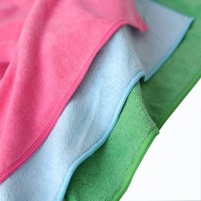 China Zwakke microvezel reinigingsdoek 300 gsm 400 gsm chemisch bestand 1pc/ Opp Bag Reinigingsdoek Microfiber Te koop