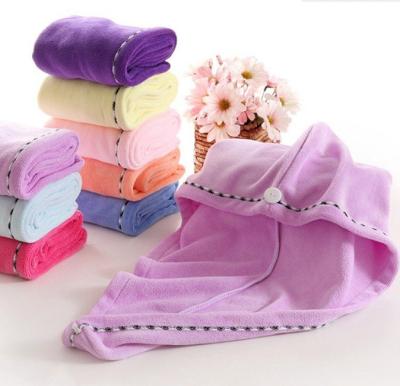 Cina Asciugamano superfino personale del turbante di Microfiber per l'essiccazione dei capelli in vendita