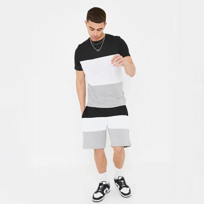 2023 Cotton Man Tracksuit Sportwear Set for Summer