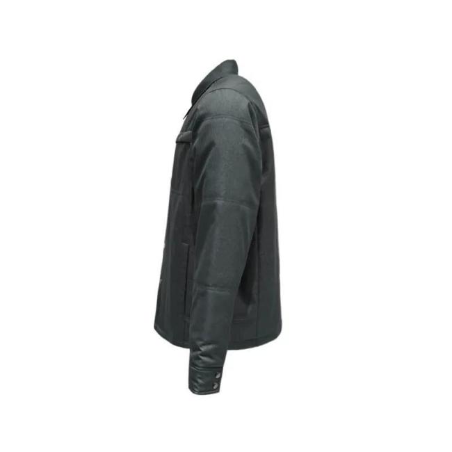 Men Cotton-Padded Coat 2023 Winter Turn-Down Collar Thicken Nylon Business Casual Jacket