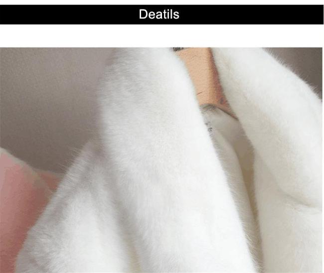 Wholesale Custom Design Ladies Jacket Winter Fur Long Coats for Women