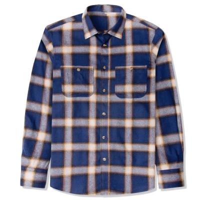 China                  Men&prime;s Flannel Plaid Shirts Button Down Regular Fit Long Sleeve Casual Shirts Pure Cotton              for sale