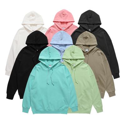 China Custom Cotton Hoodie Oversize Sweatshirt Long Sleeve Casual Plain Hoodie for sale