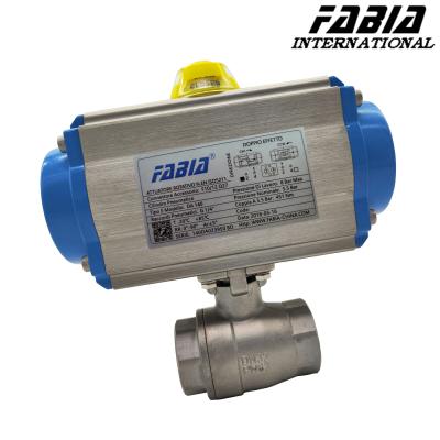 Cina Valvola a sfera pneumatica a filo con filo interno per un'operazione facile in vendita