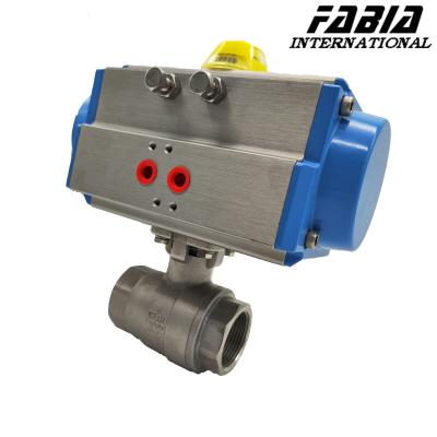 Cina Valvola a sfera pneumatica a filo con filo interno per un'operazione facile in vendita