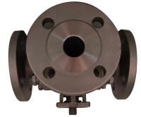 China Pneumatic Flanged Ball Valve 3-Piece Split Type Pneumatic Control for sale