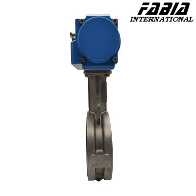 Cina 4 pollici 3 pollici pinza pneumatica Butterfly Valve corpo in acciaio inossidabile in vendita