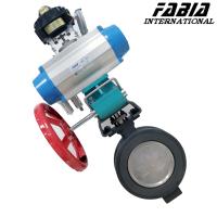 China Pneumatic Control  Butterfly Valve Clamp End for sale