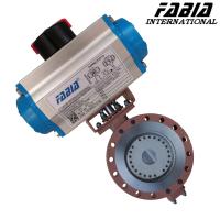 China Pneumatic Three Eccentric Butterfly Valve Control for sale